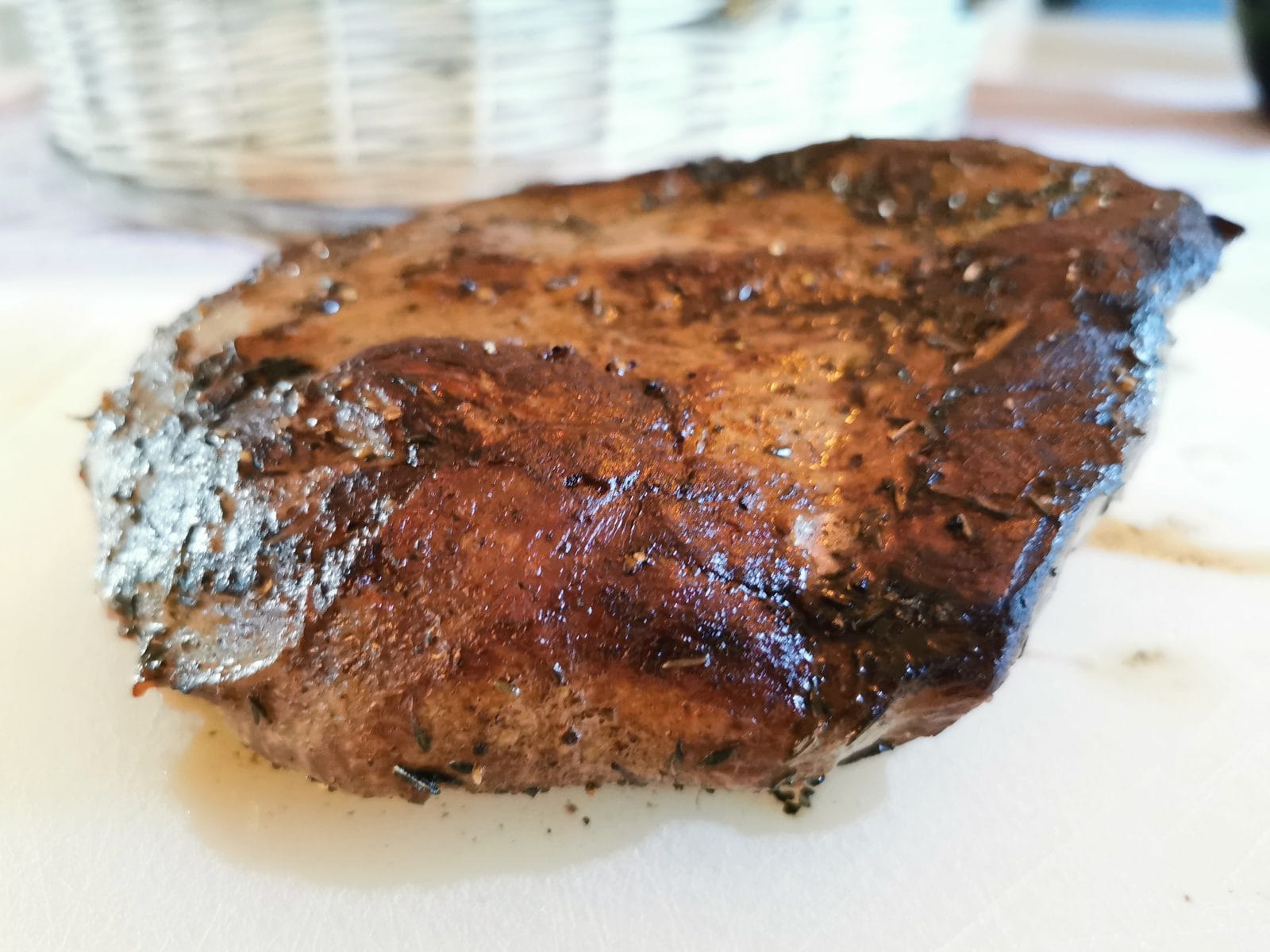 Hjort flatbiff i stekepose med tilbehør – Cavagal